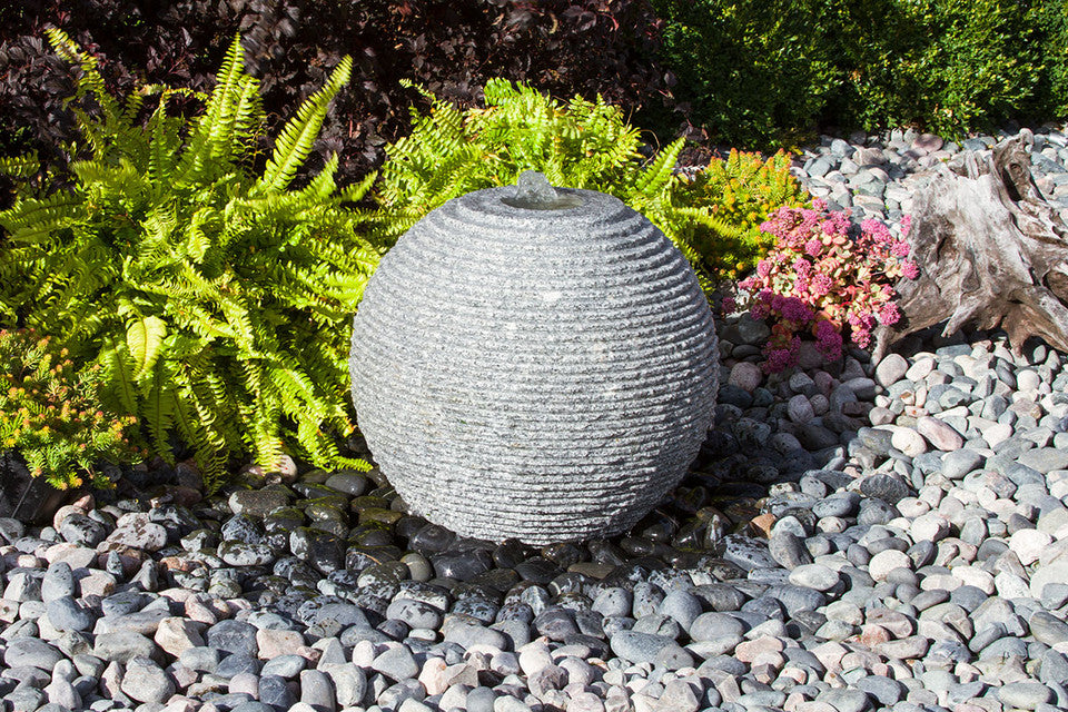 Ribbed Sphere Fountain – Birdsall & Co.